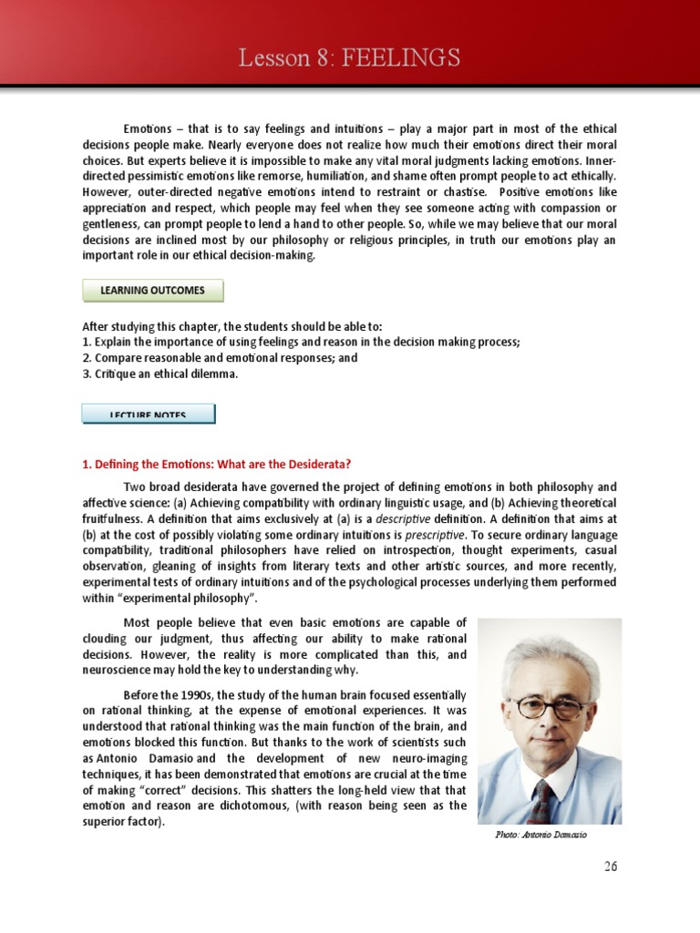 Emotions and Decision Making | PDF | Emotions | Patient
