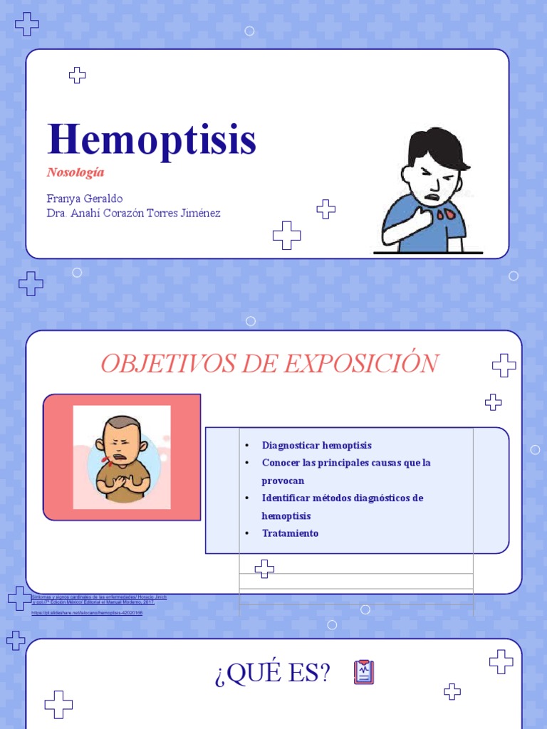 HEMOPTISIS | PDF | Enfermedades y trastornos | Medicina CLINICA