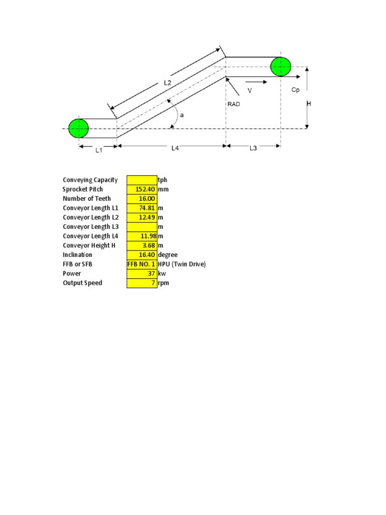 Conveyor Specifications and Capacities | PDF | Supply Chain Management ...