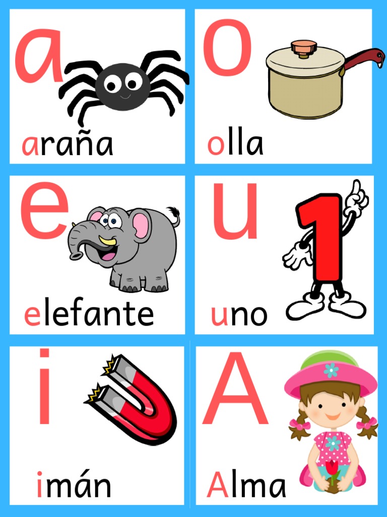 Lotería de Vocales para Imprimir | PDF