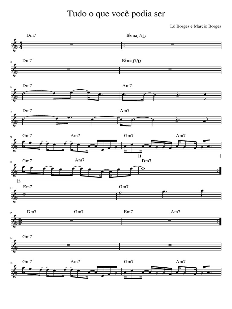 21 - Tudo o Que Você Podia Ser - Milton Nascimento | PDF