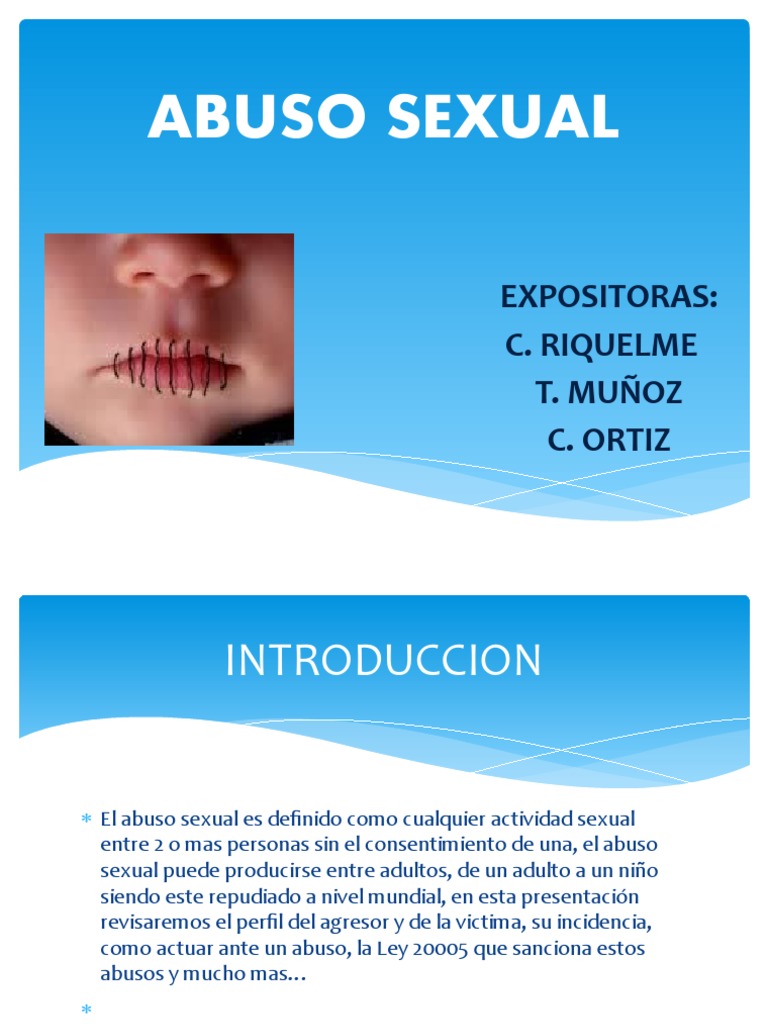 Abuso Sexual | PDF | Abuso sexual | Acoso sexual