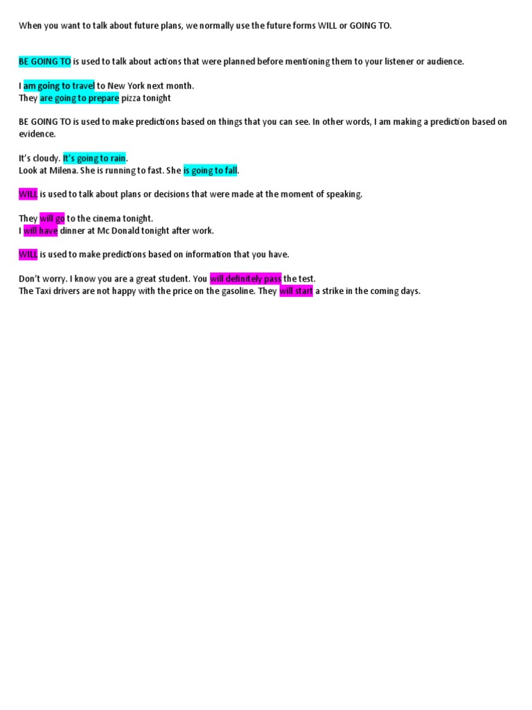 When You Want To Talk About Future Plans | PDF