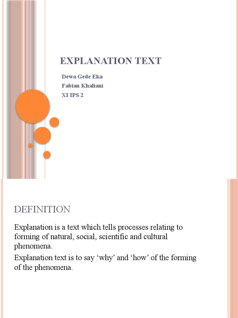 Dewa & Fabian - XI IPS 2 - EXPLANATION TEXT | PDF | Lightning | Electric Charge