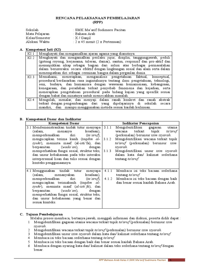 Mahalasari - RPP (2 Rencana Aksi) 1 | PDF