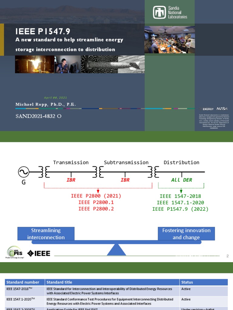 Ieee P1547.9 | PDF | Institute Of Electrical And Electronics Engineers ...