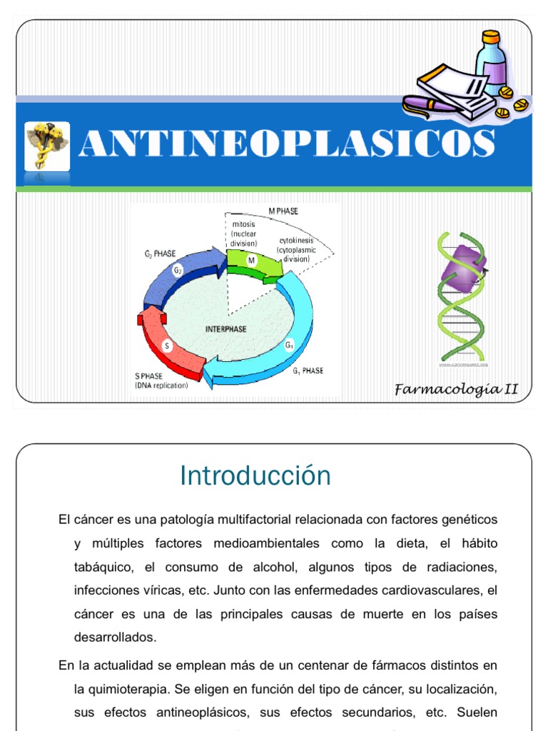 Antineoplasicos (1) 3 Expo | PDF | Quimioterapia | Cáncer