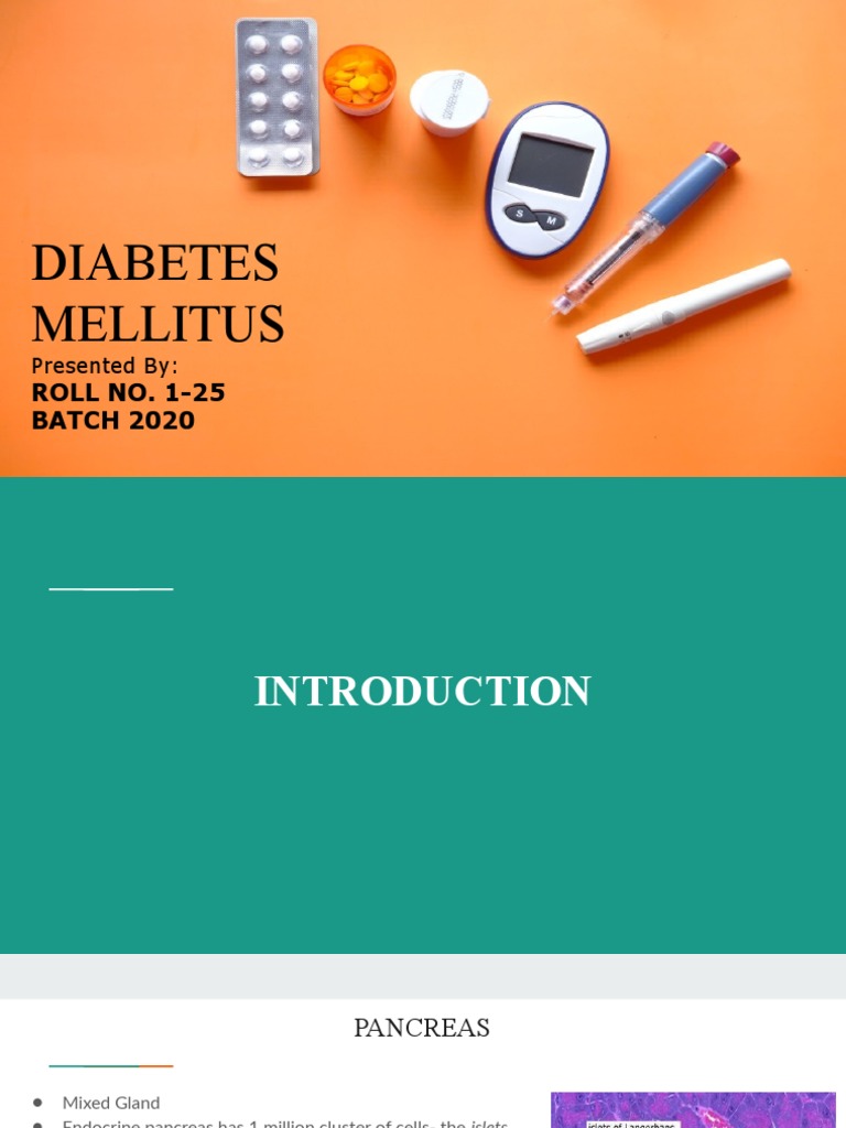 Seminar on Diabetes Mellitus Overview | PDF | Insulin | Insulin Resistance