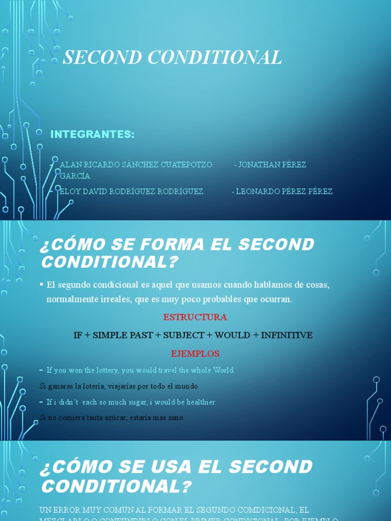 Second Conditional | PDF | Relaciones personales, crianza y desarrollo ...