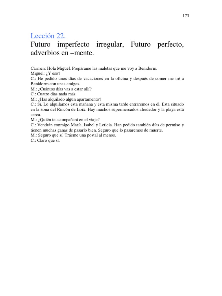 Learn Spanish Ebook For Free (Lesson 22) | PDF | Science | Tecnología ...