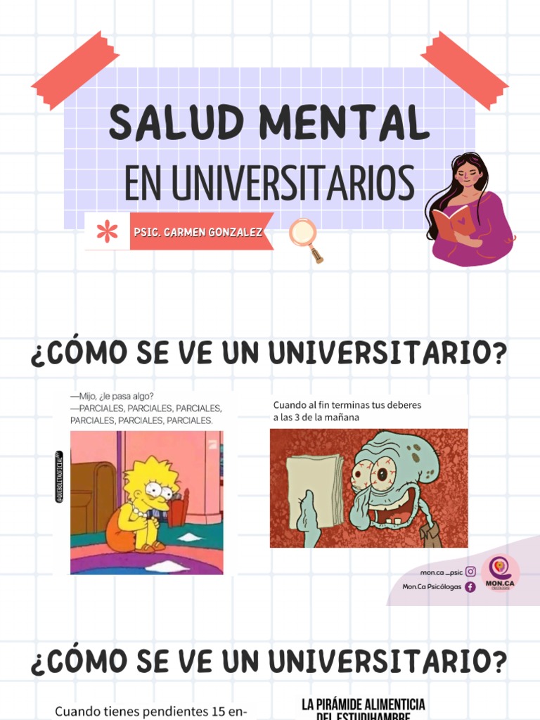 Salud Mental en Universitarios | PDF | Salud mental | Ciencias del comportamiento
