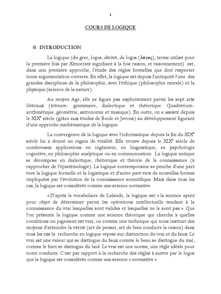 Introduction à la logique formelle | PDF | Déduction logique | Logique