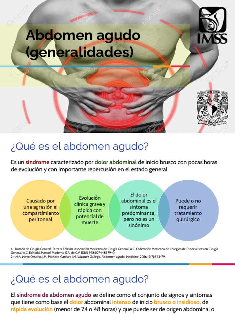 Abdomen Agudo (Generalidades) | PDF | Dolor | Gastroenterología