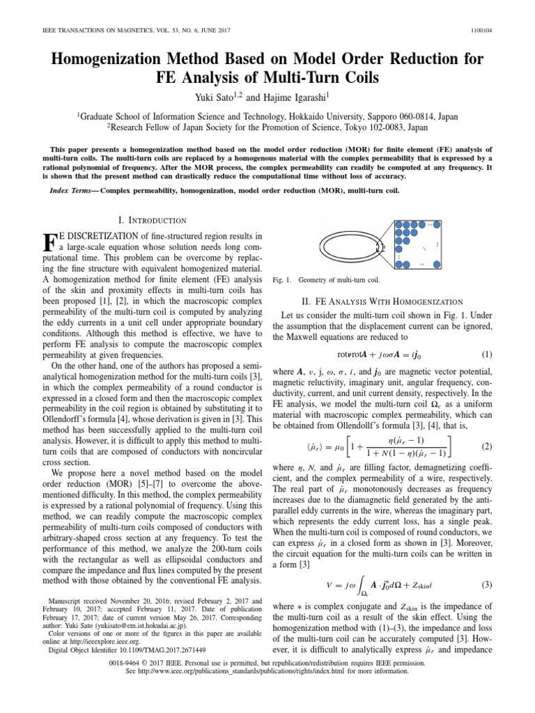 Homogenization Method Based On Model Order Reduction For FE Analysis of ...