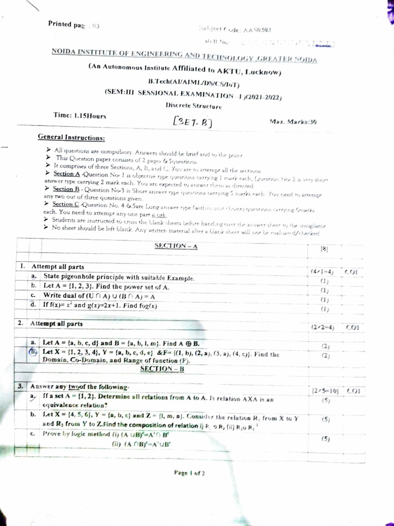 Sample Questions Paper 2023 Pdf Constructor Object Oriented Programming Programming