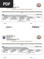 Attendance Sheet For Remedial Class | PDF