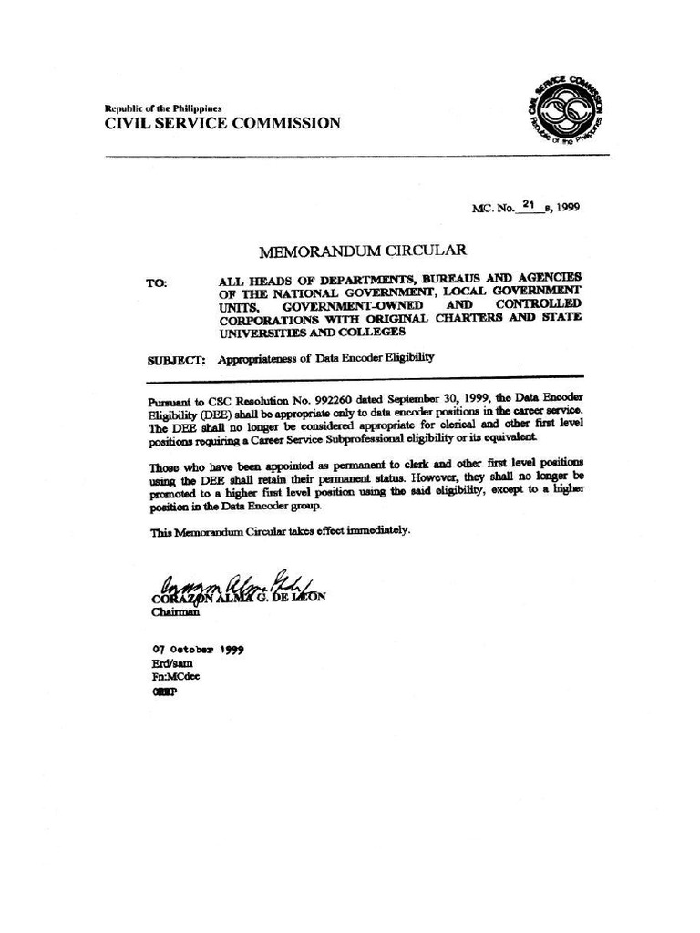 mc21s1999 Data Encoder Eligibility | PDF