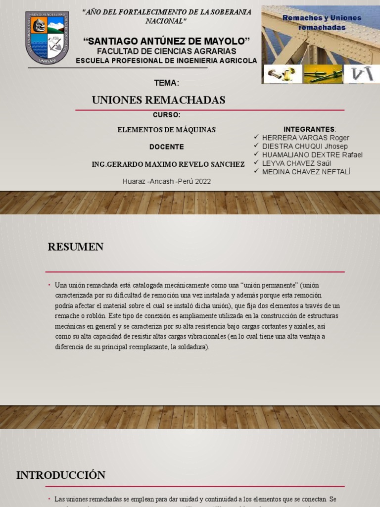 Exposición Union de Remaches g7 | PDF | Remache | Bienes manufacturados