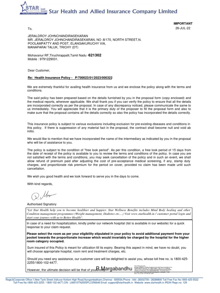 Policy Schedule | PDF | Medicine | Hospital