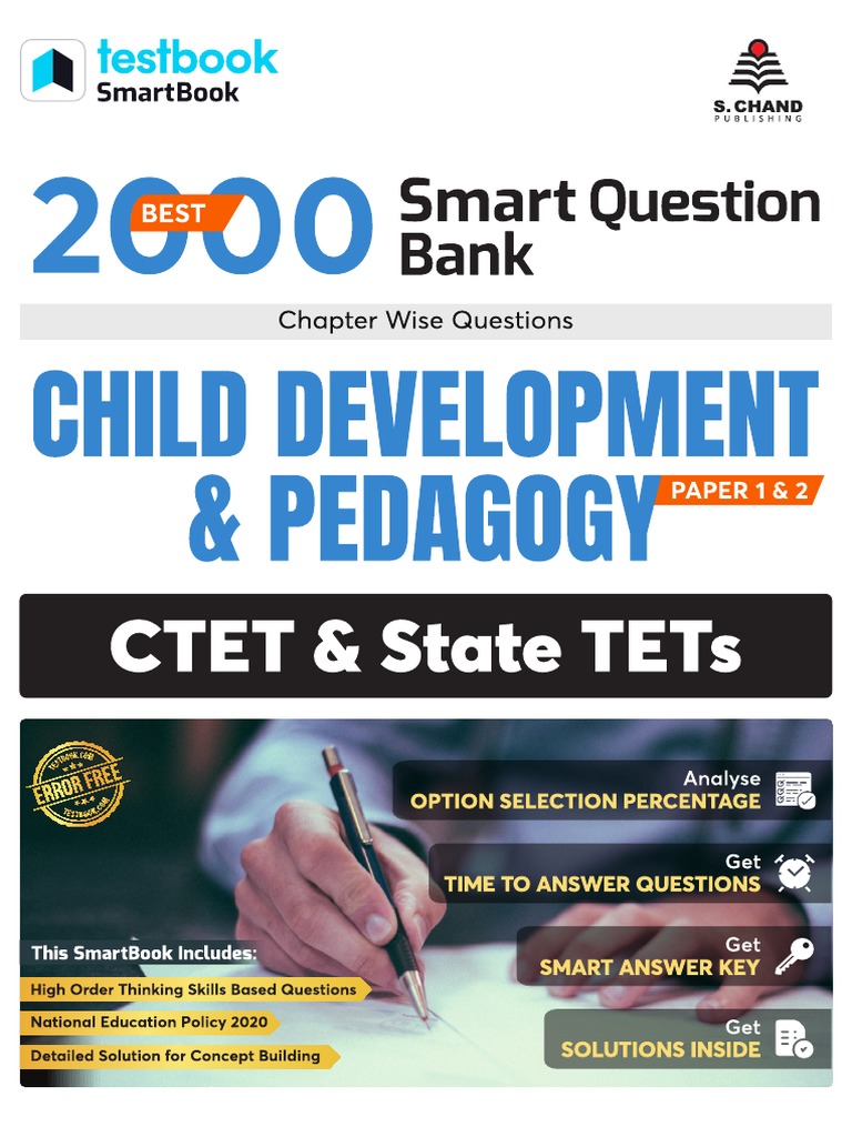 Best 2000 Smart Question Bank Child Development and Pedagogy | PDF