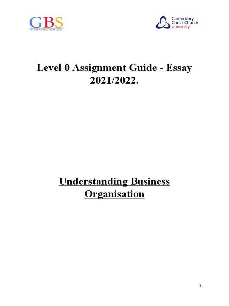 Essay - Assignment Guide UBO | PDF | Essays | Paragraph