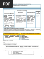 SESIÓN MAT. Comparamos Numeros Hasta La Centena de Millar | PDF | Evaluación | Aprendizaje