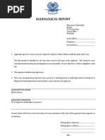 South Africa BI-806 Radiological Report | PDF | Radiology | Medical Physics
