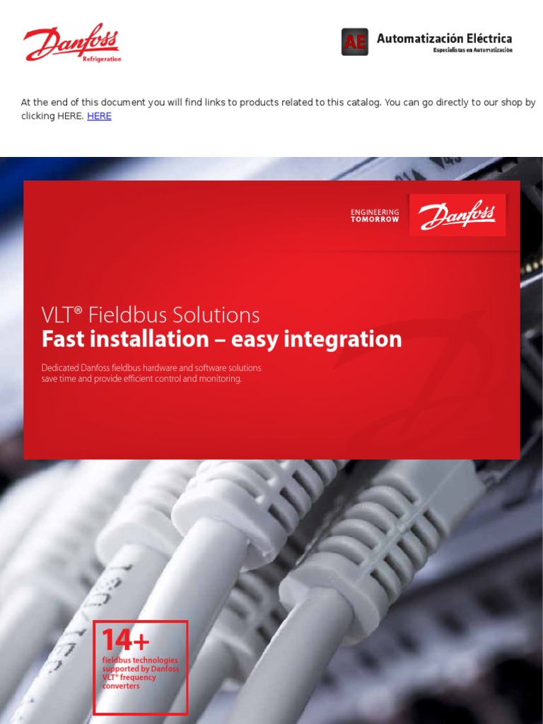 Vlt Fieldbus Solutions Pdf Programmable Logic Controller