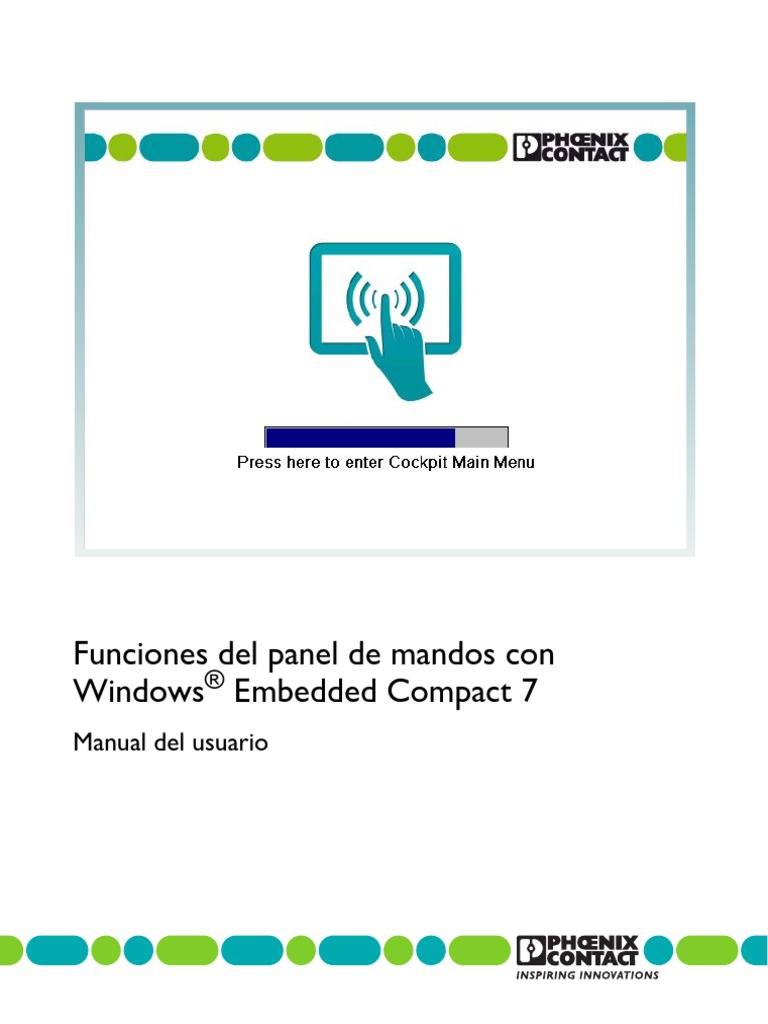 Funciones Del Panel de Mandos Con Windows Embedded Compact 7 | PDF | Dirección IP | Apoyo