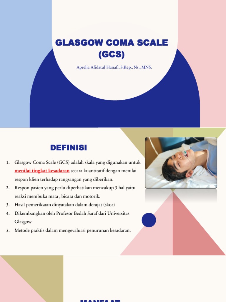 Glasgow Coma Scale (GCS) | PDF