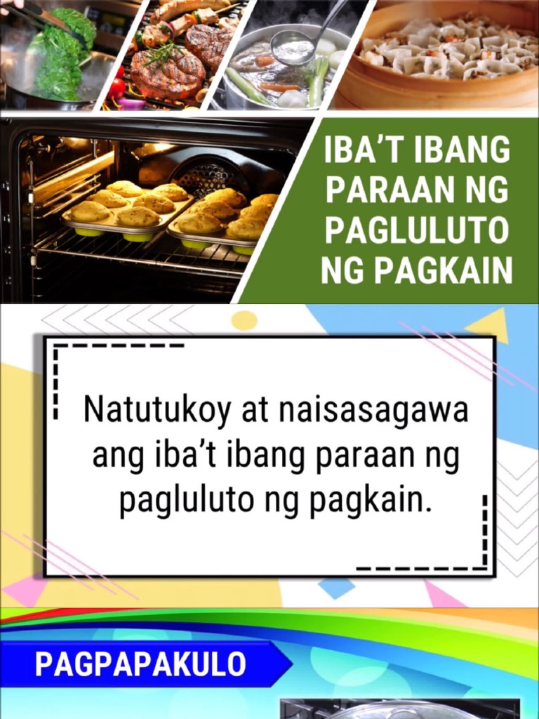Iba T Ibang Paraan NG Pagluluto NG Pagkain | PDF