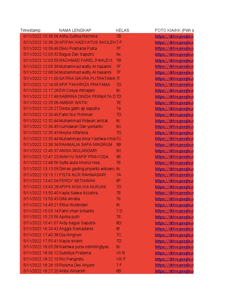 Form Isian Upload Berkas Pip | PDF