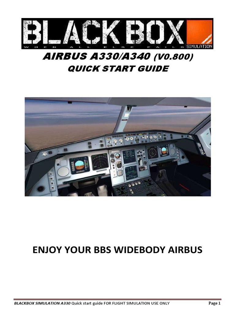 A330-Quick Start Guide | PDF | Aircraft Flight Control System | Aviation