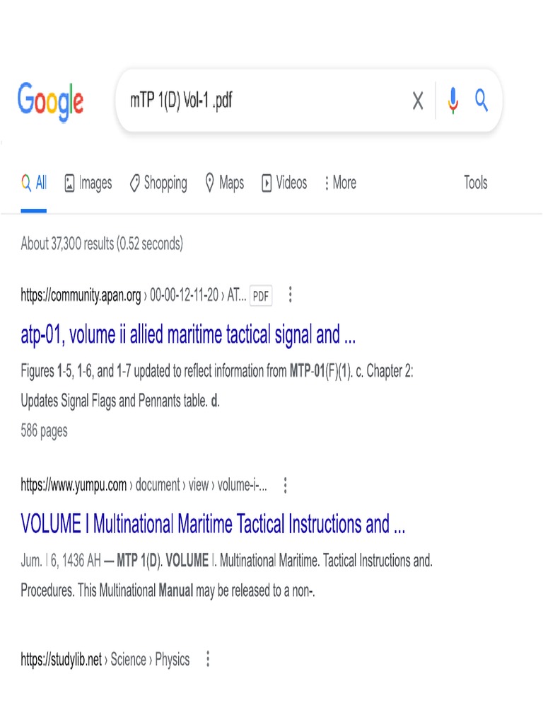 MTP 1 (D) Vol-1 .PDF - Google Search | PDF