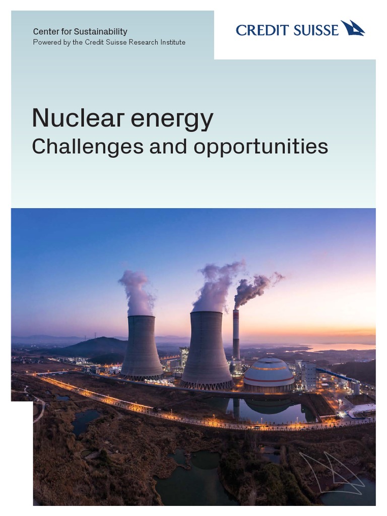 Nuclear Energy Challenges and Opportunities | PDF | Nuclear Power ...