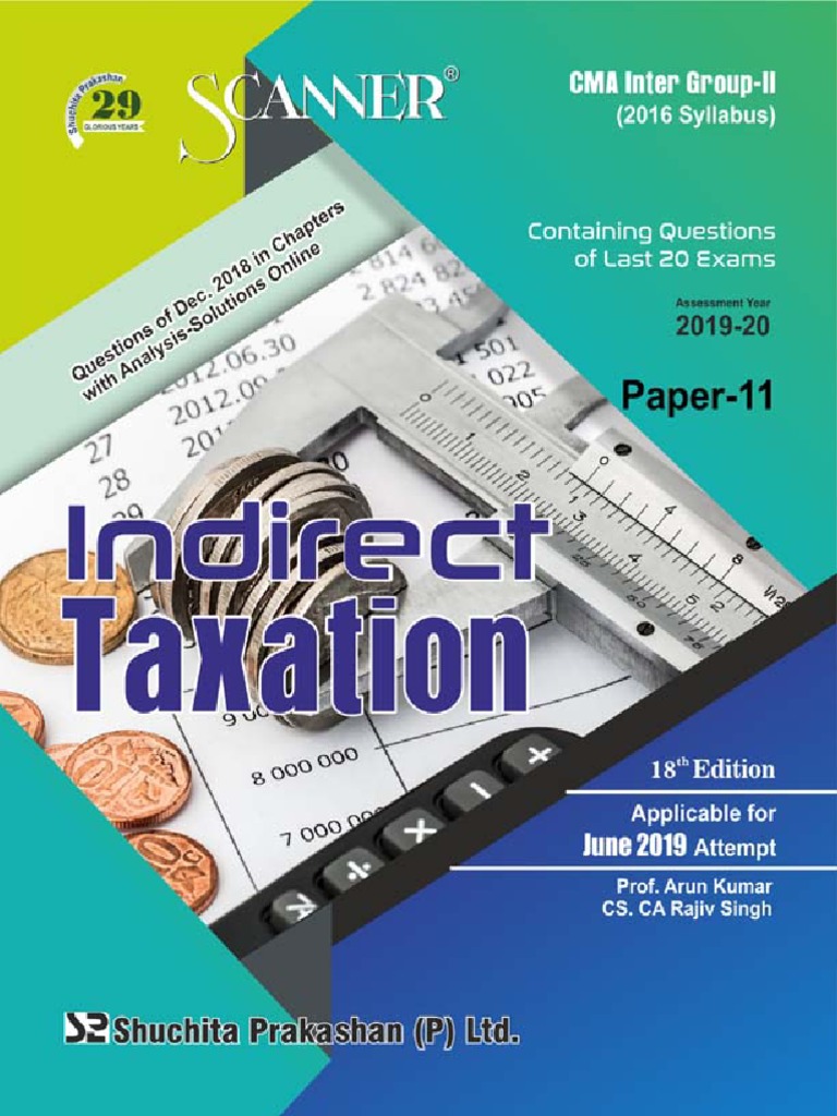 Cma Inter p11 GST Scanner | PDF | Value Added Tax | Taxes