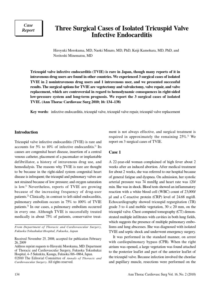 Surgical Cases | PDF | Heart Valve | Intravenous Therapy