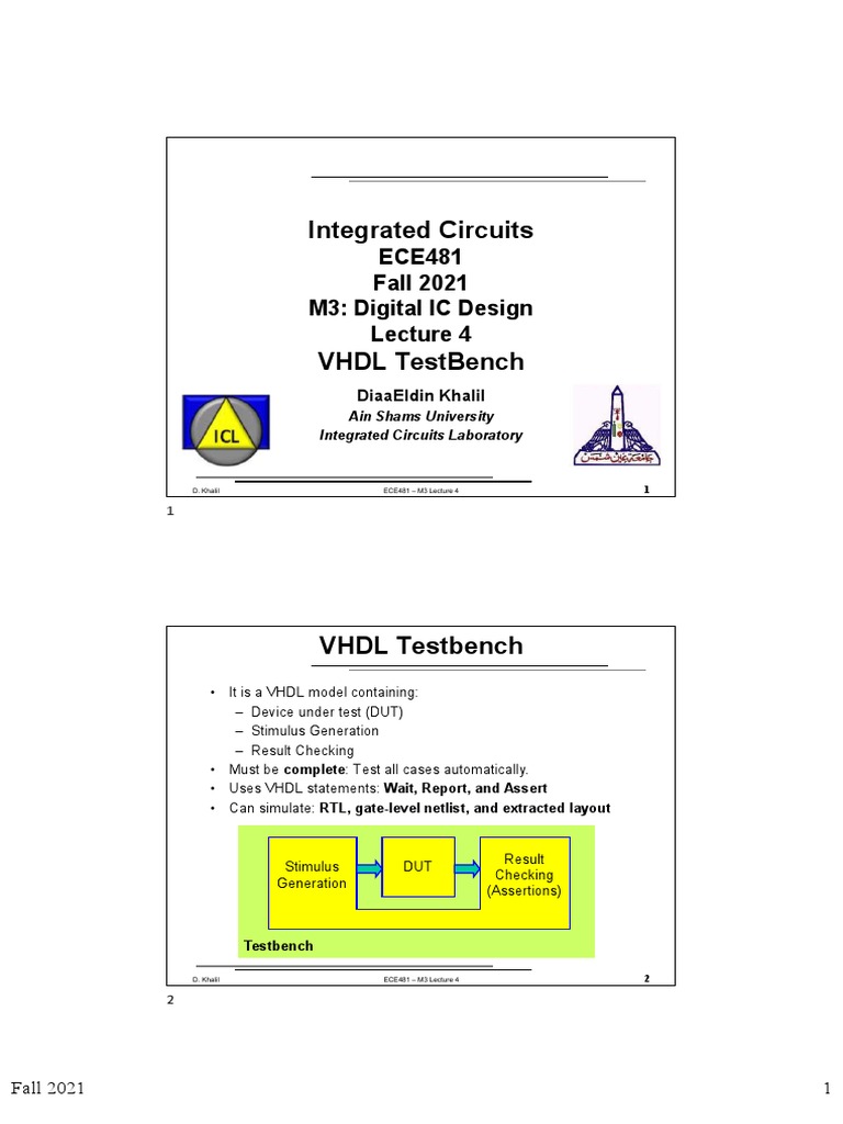 M3-04 VHDL Testbench | PDF | Vhdl | Input/Output M3-04 VHDL Testbench | PDF | Vhdl | Input/Output