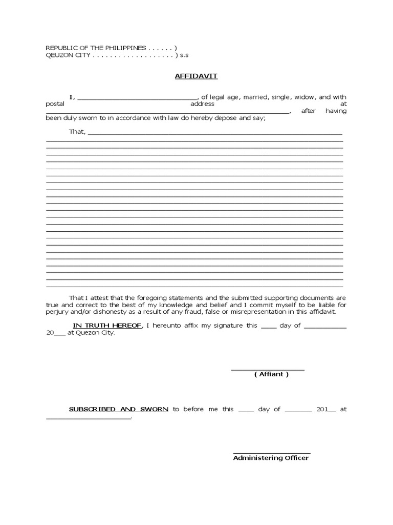 Complaint Affidavit Pdf Affidavit Public Law