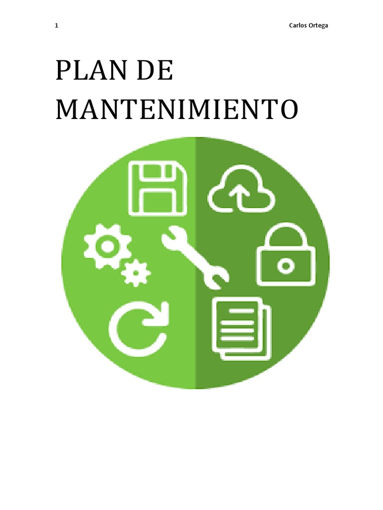 PLAN DE MANTENIMIENTO - Carlos Ortega | PDF | Relé | Presupuesto