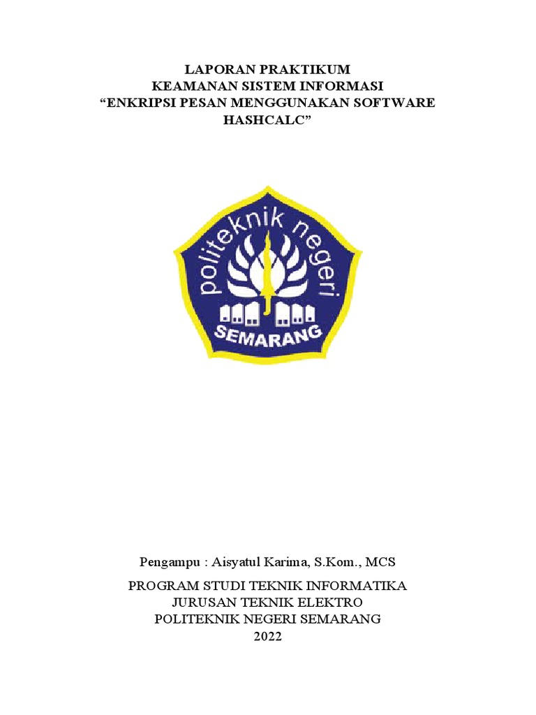 Laporan Keamanan Sistem Informasi | PDF