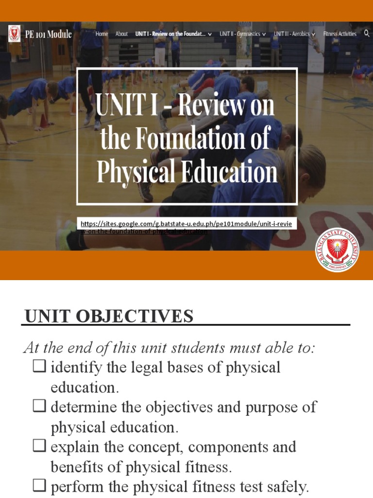 Foundations of Physical Education Guide | PDF | Physical Fitness ...