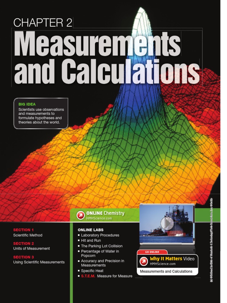 Chapter 2-Measurements and Calculations | PDF | Hypothesis | Weight