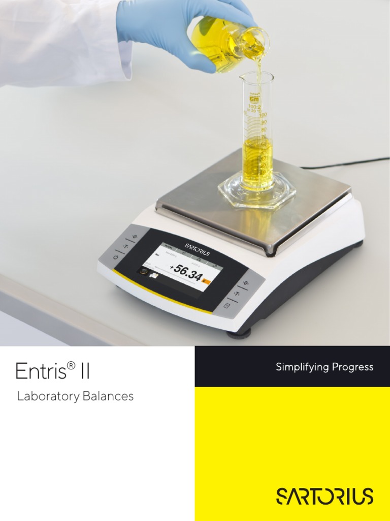 Sartorius F.T. Balance | PDF | Usability | Calibration