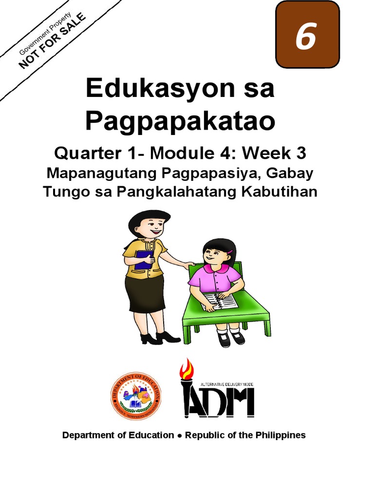 ESP 6 q1 MODULE 4 WEEK 3 | PDF