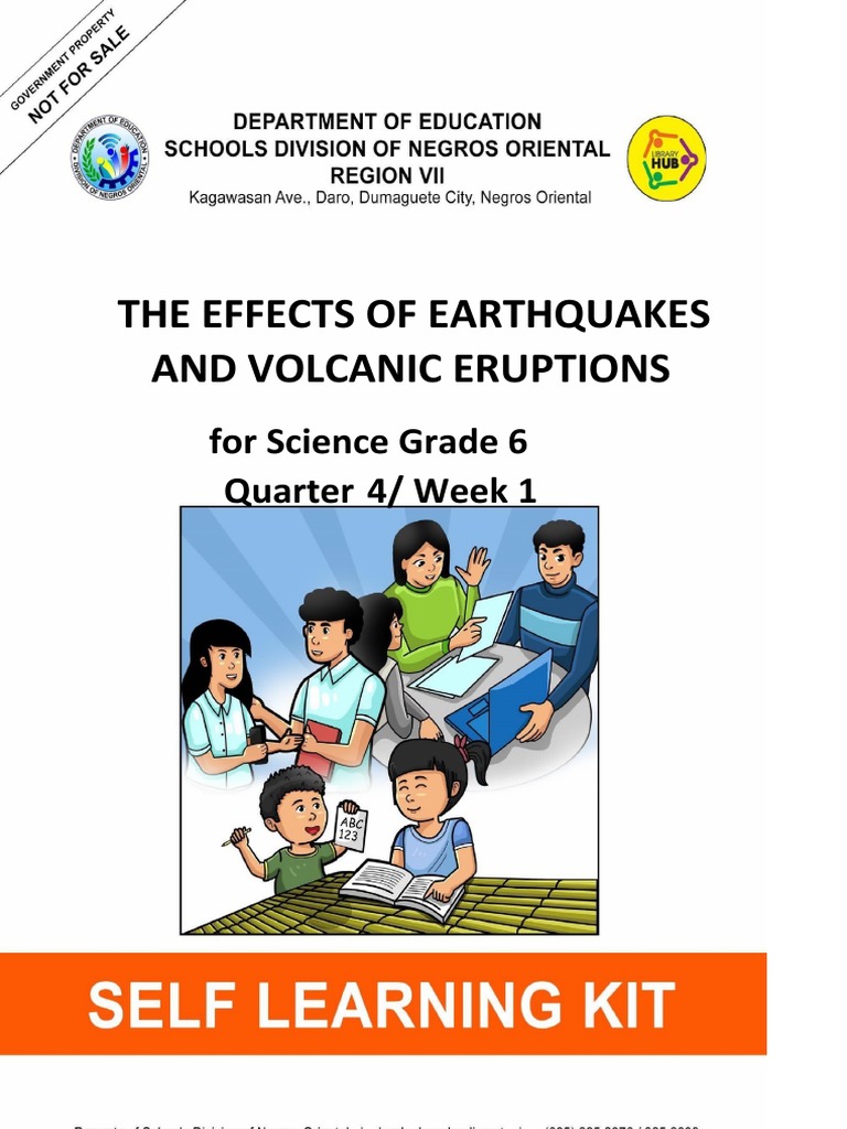 Science 6 Q4 Module 1 | PDF | Volcano | Earthquakes