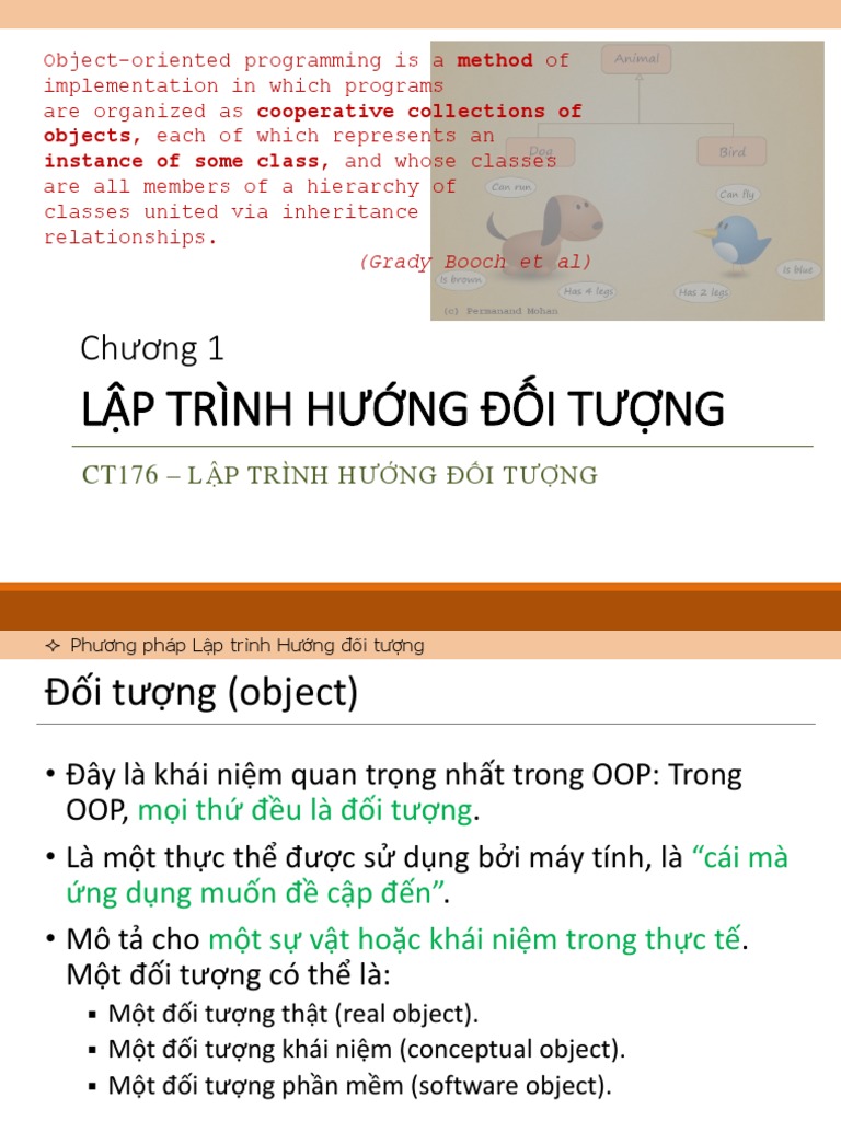 Ct176 Oop With Java Ch1 Oop Part2 Pdf