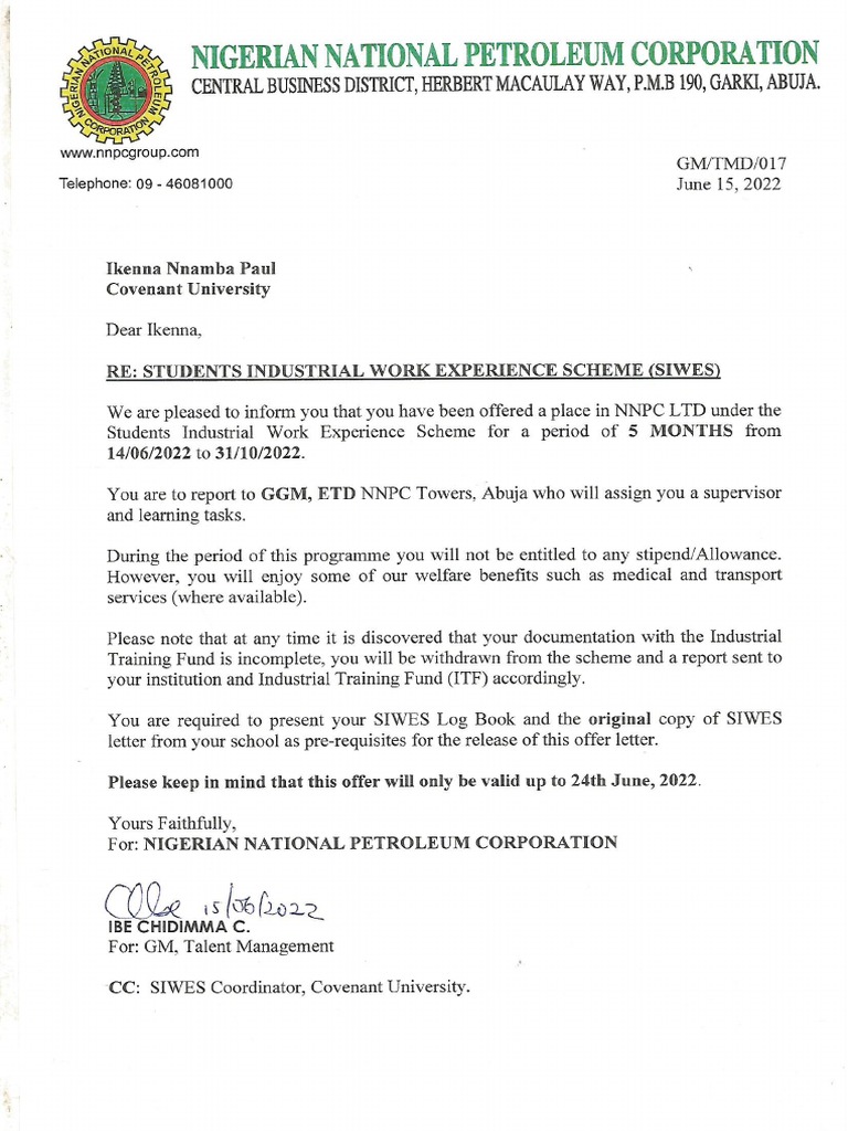 Nigerian National Petroleum Corporation | PDF