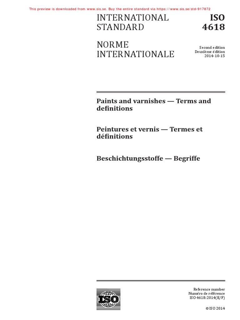 Iso 4618 2014 en PDF | PDF | Chimie