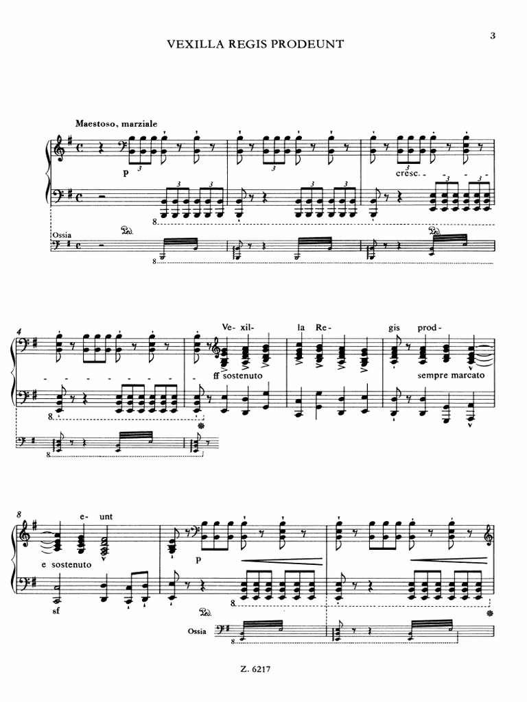LIszt - Vexilla Regis Prodeunt | PDF